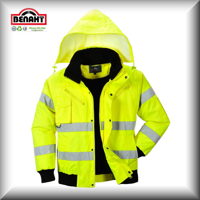 BEN C467 - Giacca Bomber 3-in-1 ad alta visibilità